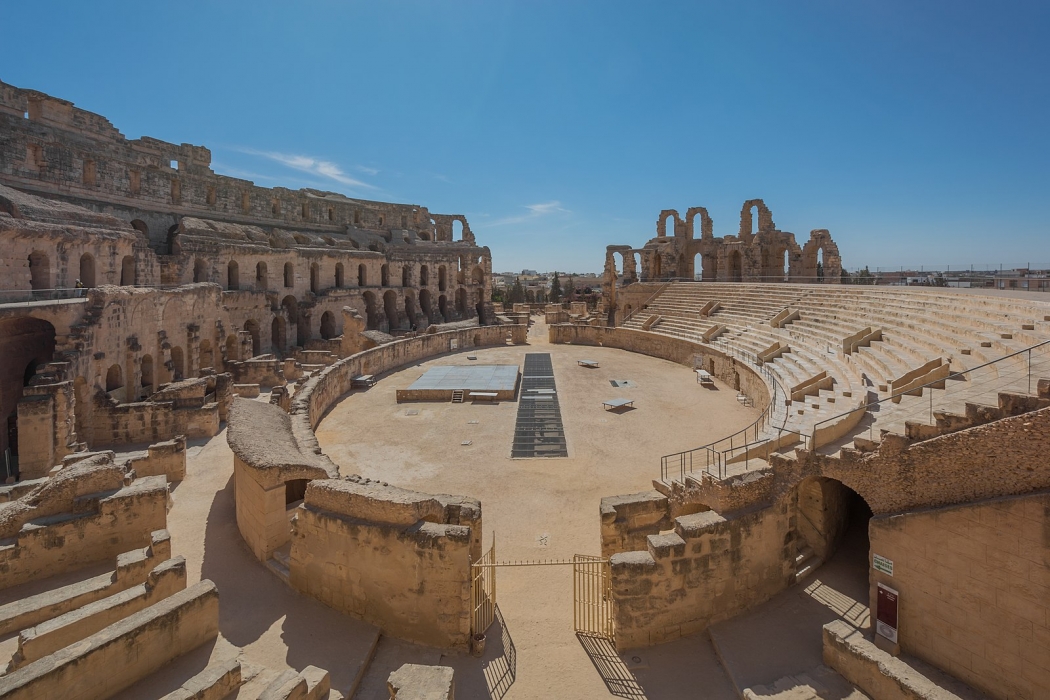 Amphitheatre of El Jem, El Jem, Tunisiahistorical, museums, ruins,