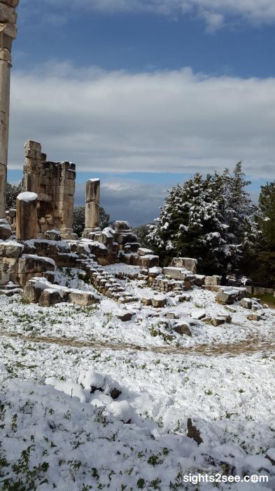 Ain Akrin Roman Temples, Ain Akrine, Lebanonhistorical, ruins, Qasr ...